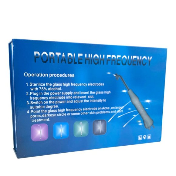 Accessories | Portable Handheld High Frequency Facial Skin Therapy Wand ...